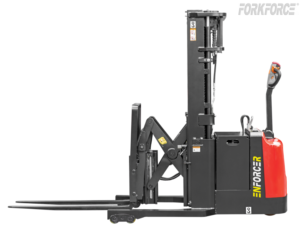 New Enforcer 1.4T Electric Walkie Reach Stacker for Sale & Hire
